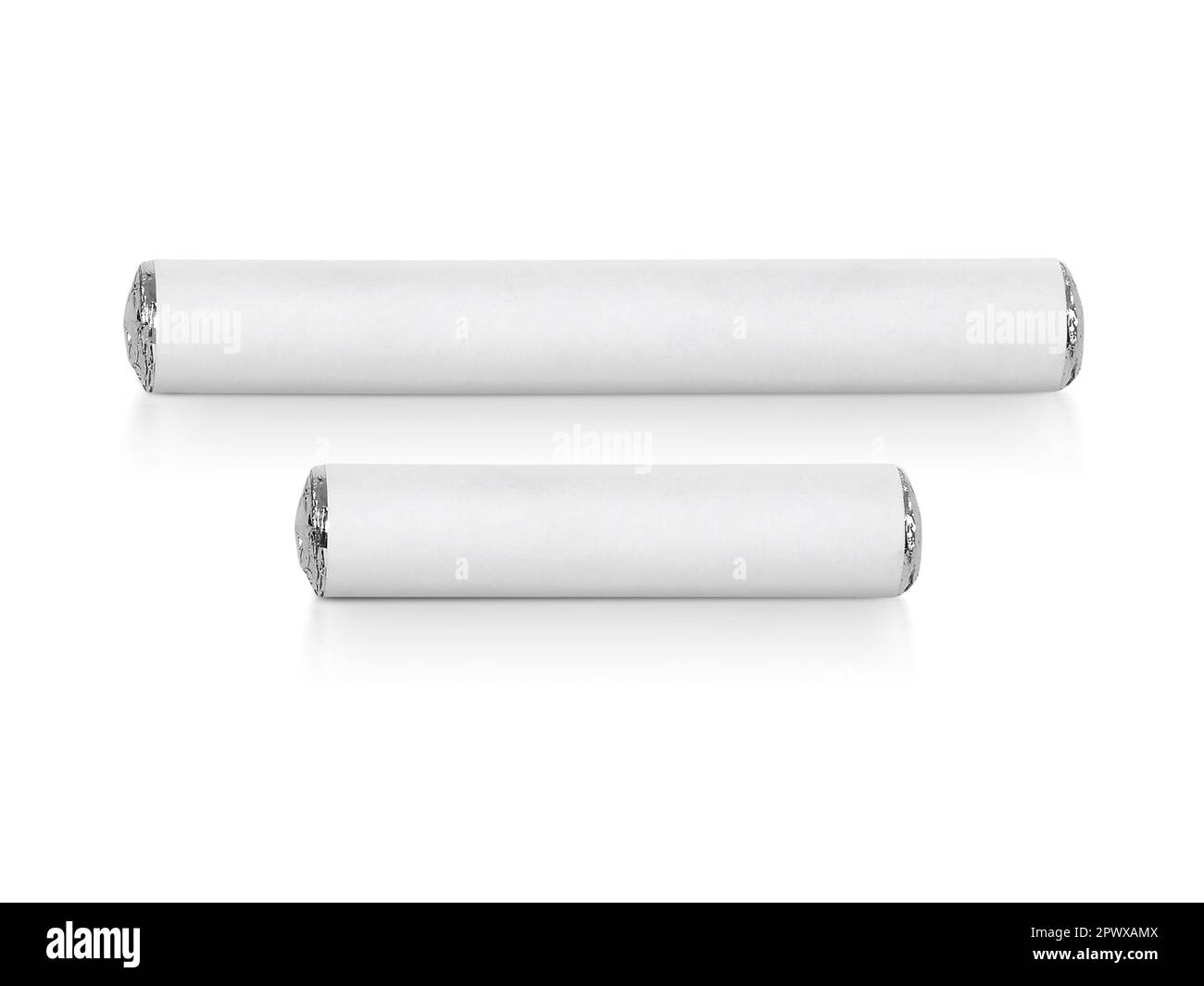Pack Of Chewing Gum Isolated On White With Clipping Path Stock Photo
