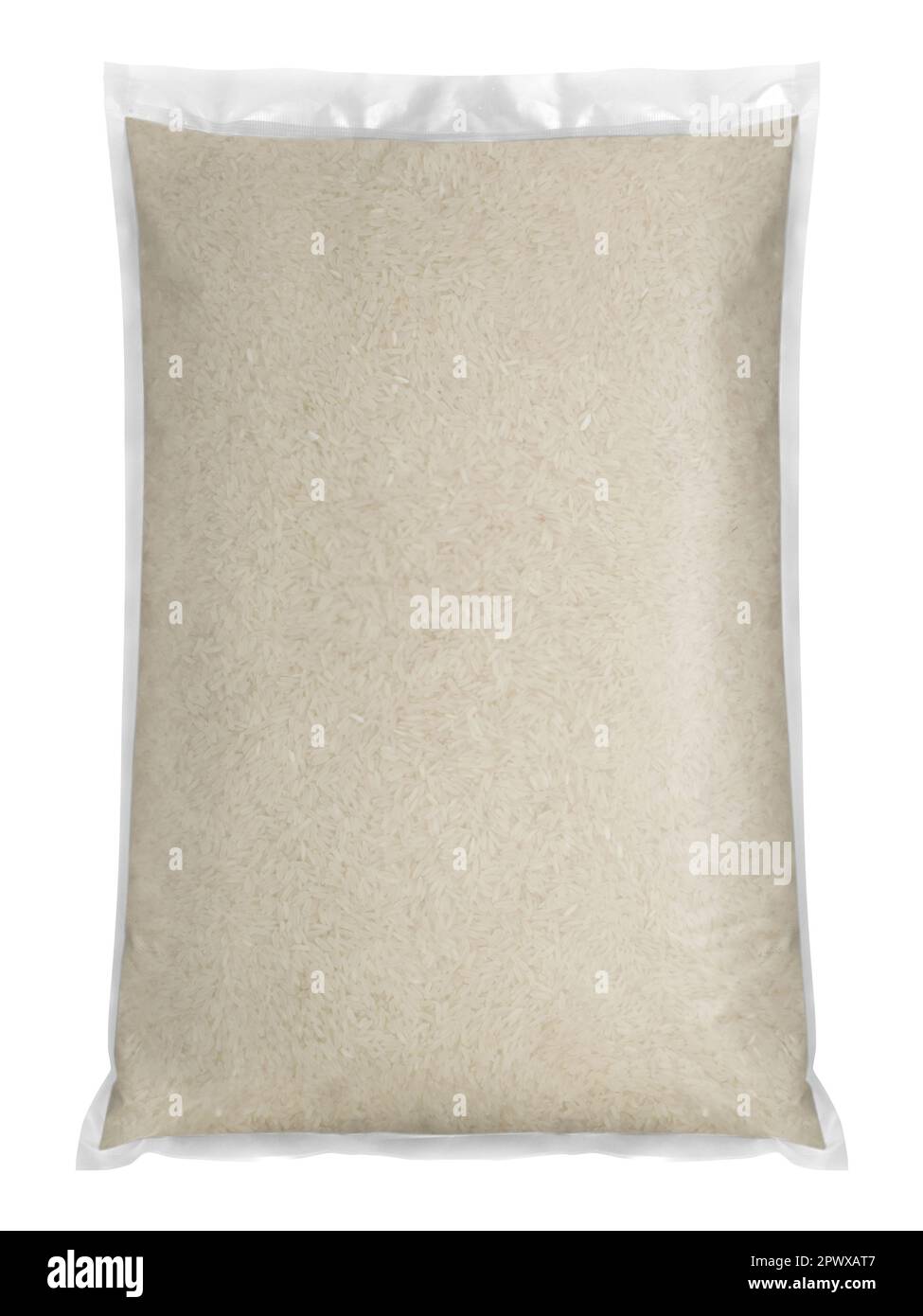 Rice pack isolated over white background Stock Photo - Alamy