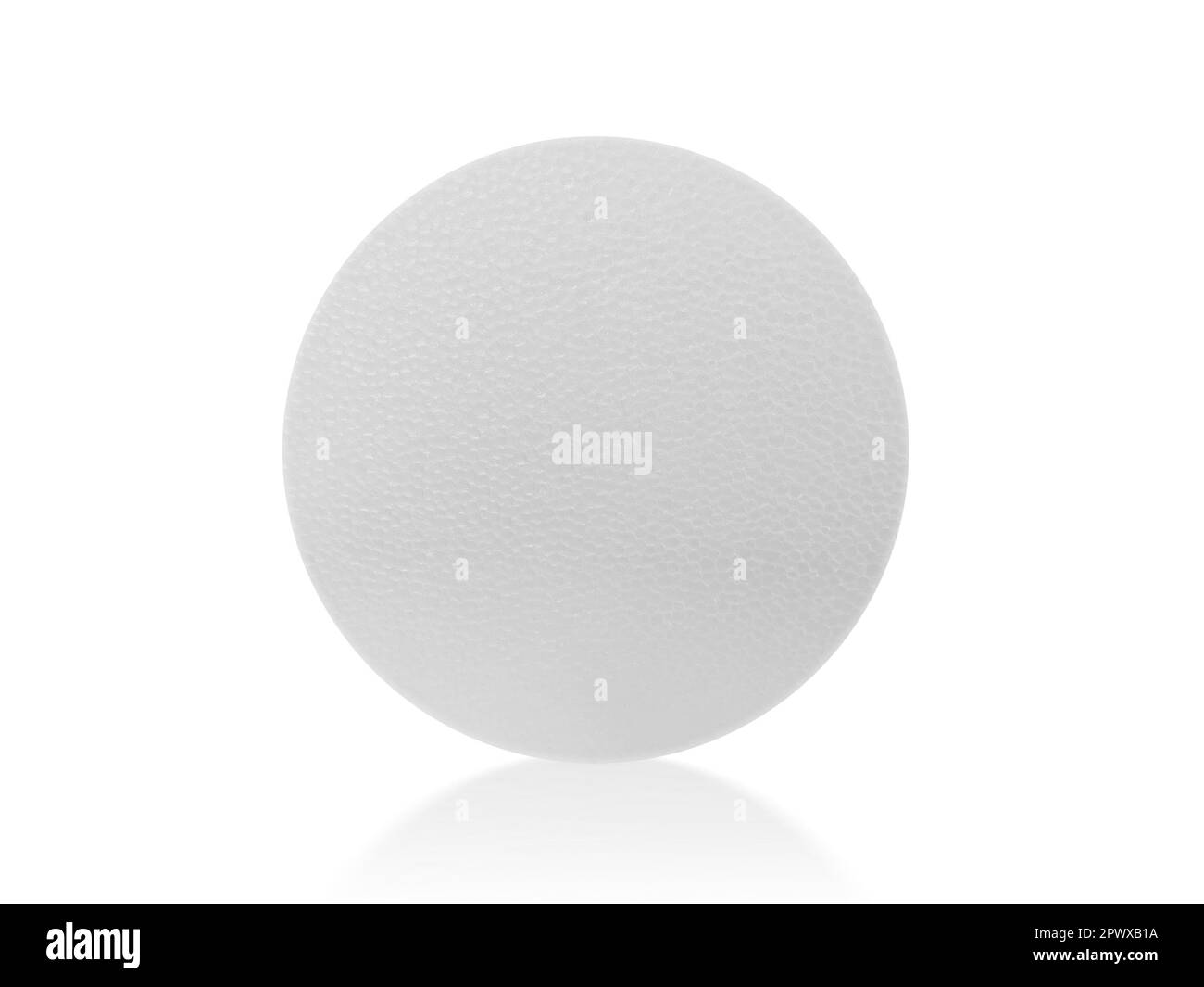 Styrofoam padding for product on white background Stock Photo - Alamy