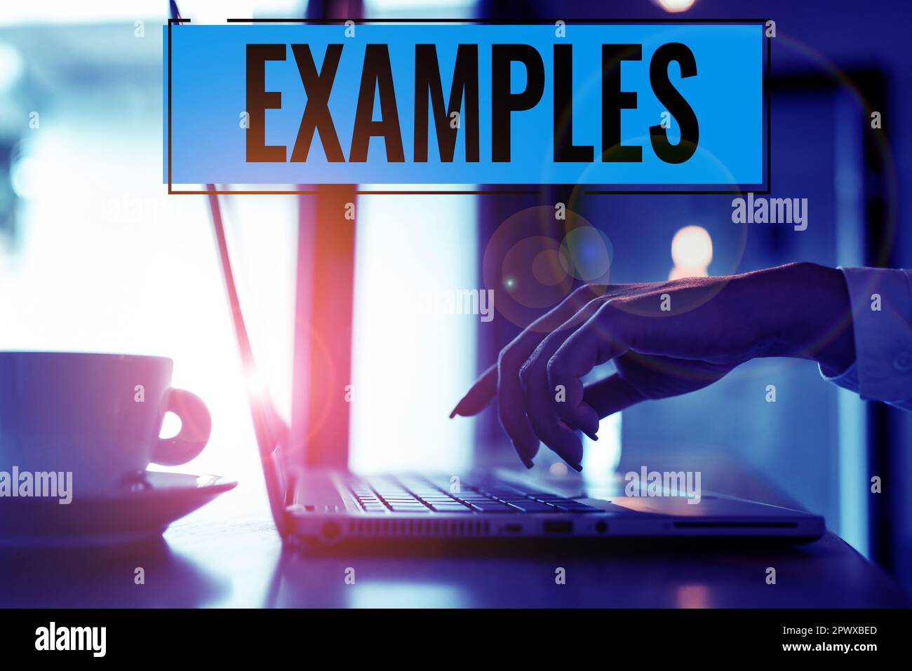 Conceptual caption Examples, Word Written on photo Sample Model to ...