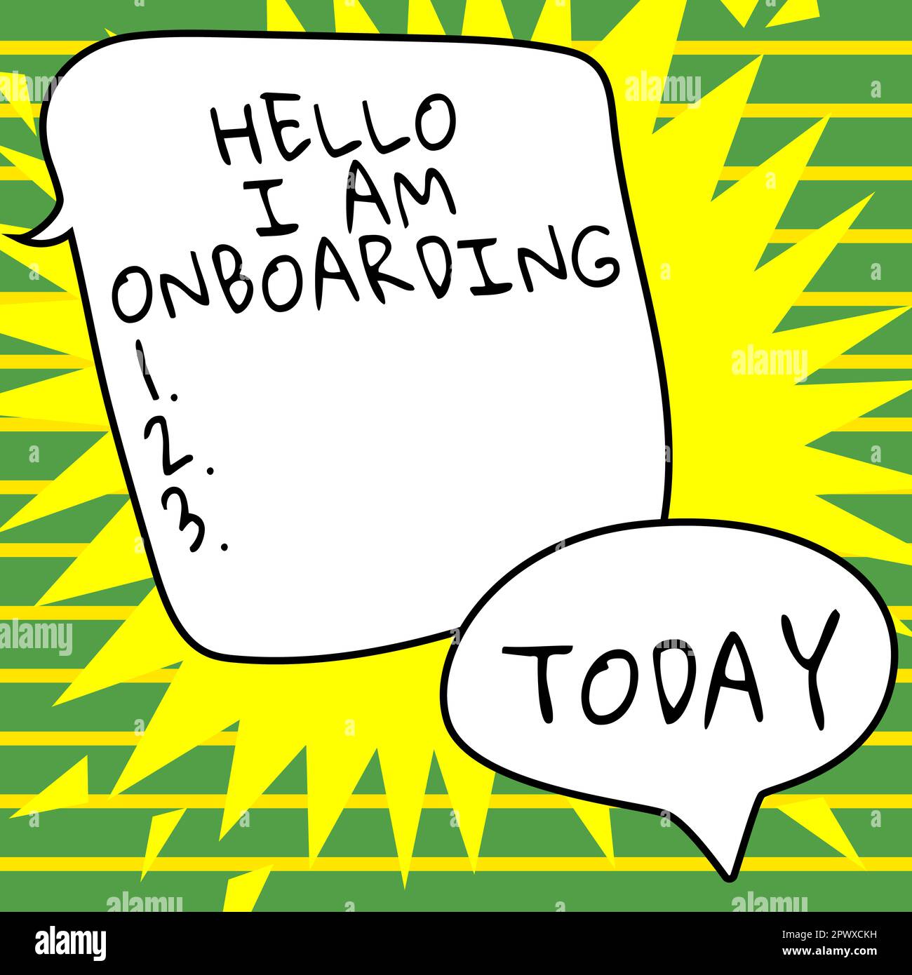 Conceptual caption Hello I Am Onboarding, Business idea Action Process ... Conceptual caption Hello I Am Onboarding, Business idea Action Process ...