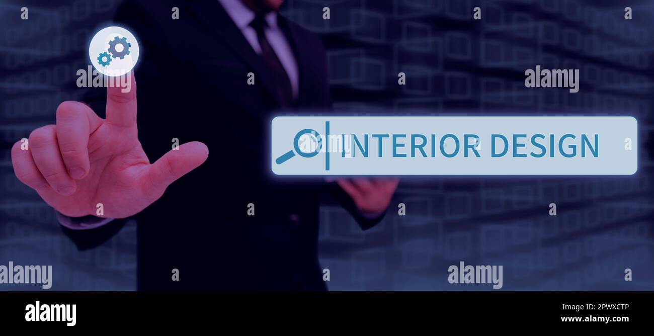 Writing displaying text Interior Design, Word Written on the art of ...