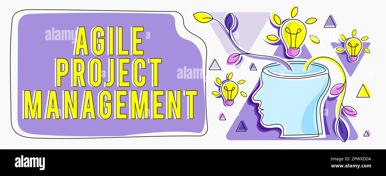 Conceptual caption Agile Project Management, Conceptual photo ... Conceptual caption Agile Project Management, Conceptual photo ...