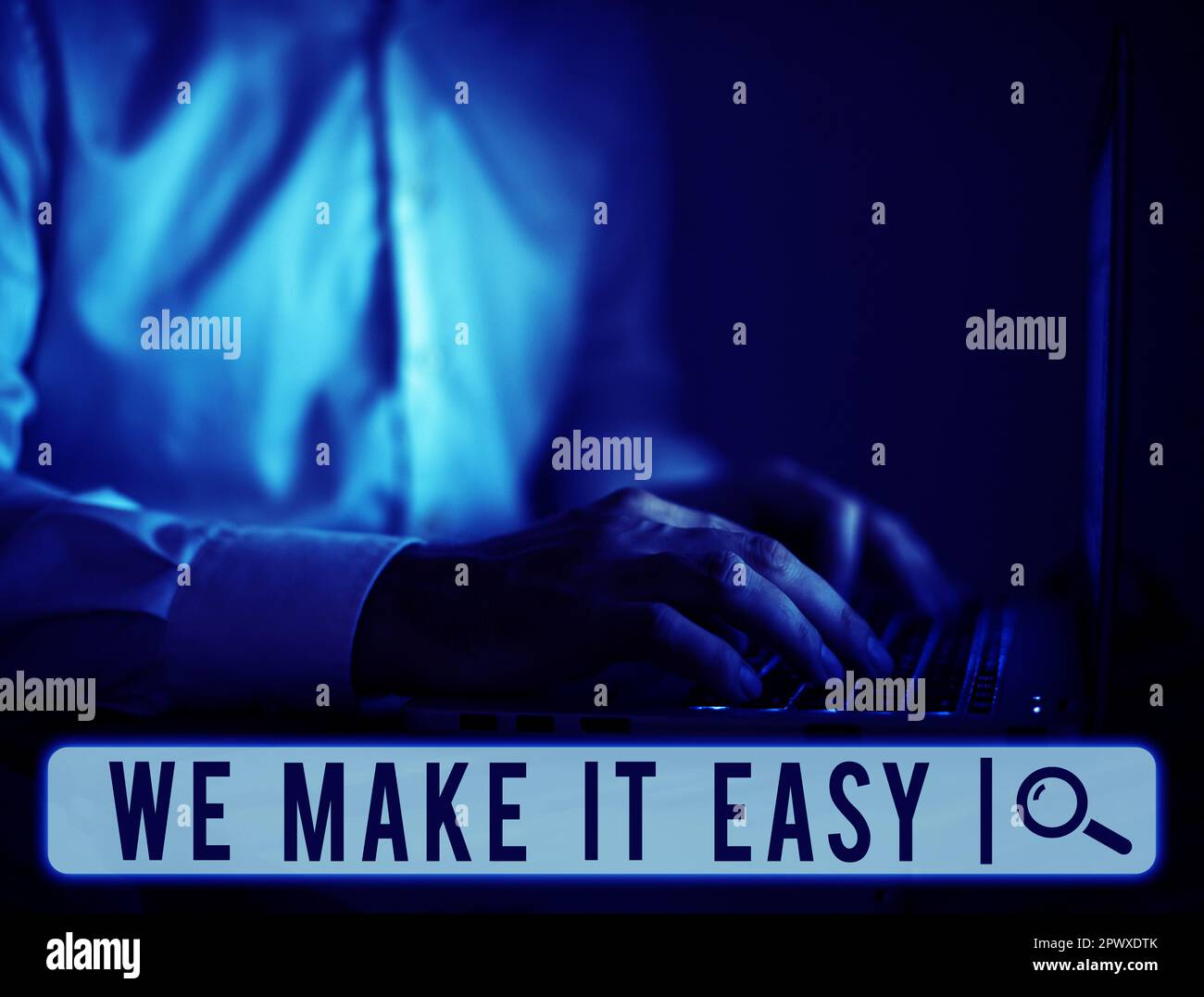 Inspiration showing sign We Make It Easy, Word Written on Offering ...