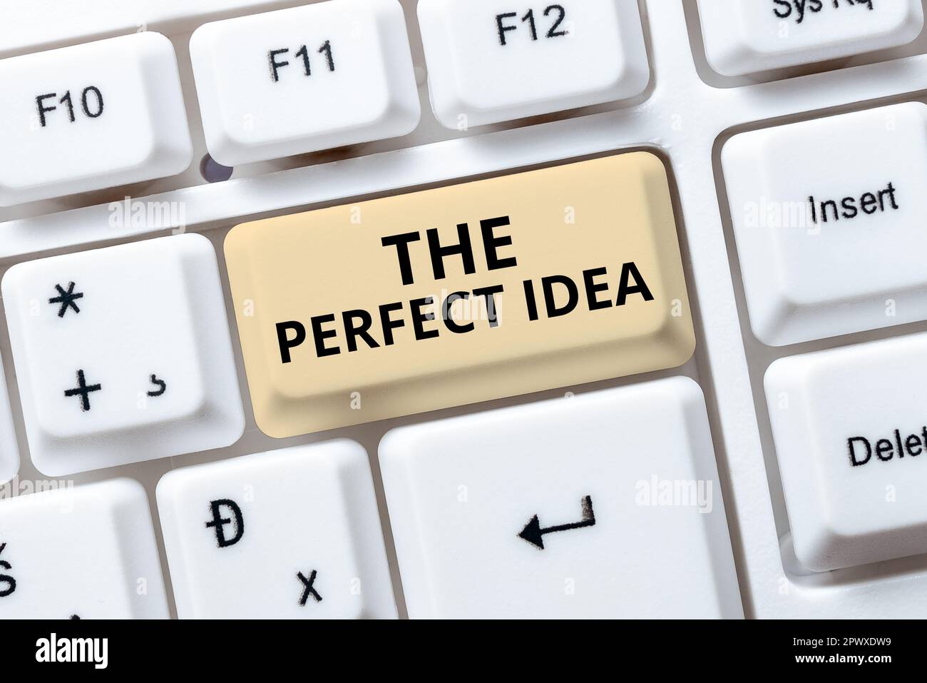 Conceptual display The Perfect Idea, Internet Concept Exceptional ...