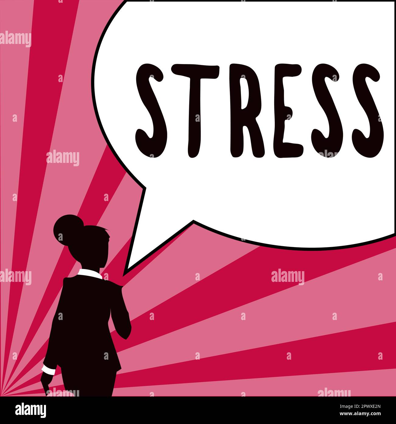 Writing displaying text Stress, Concept meaning a physical chemical or ...