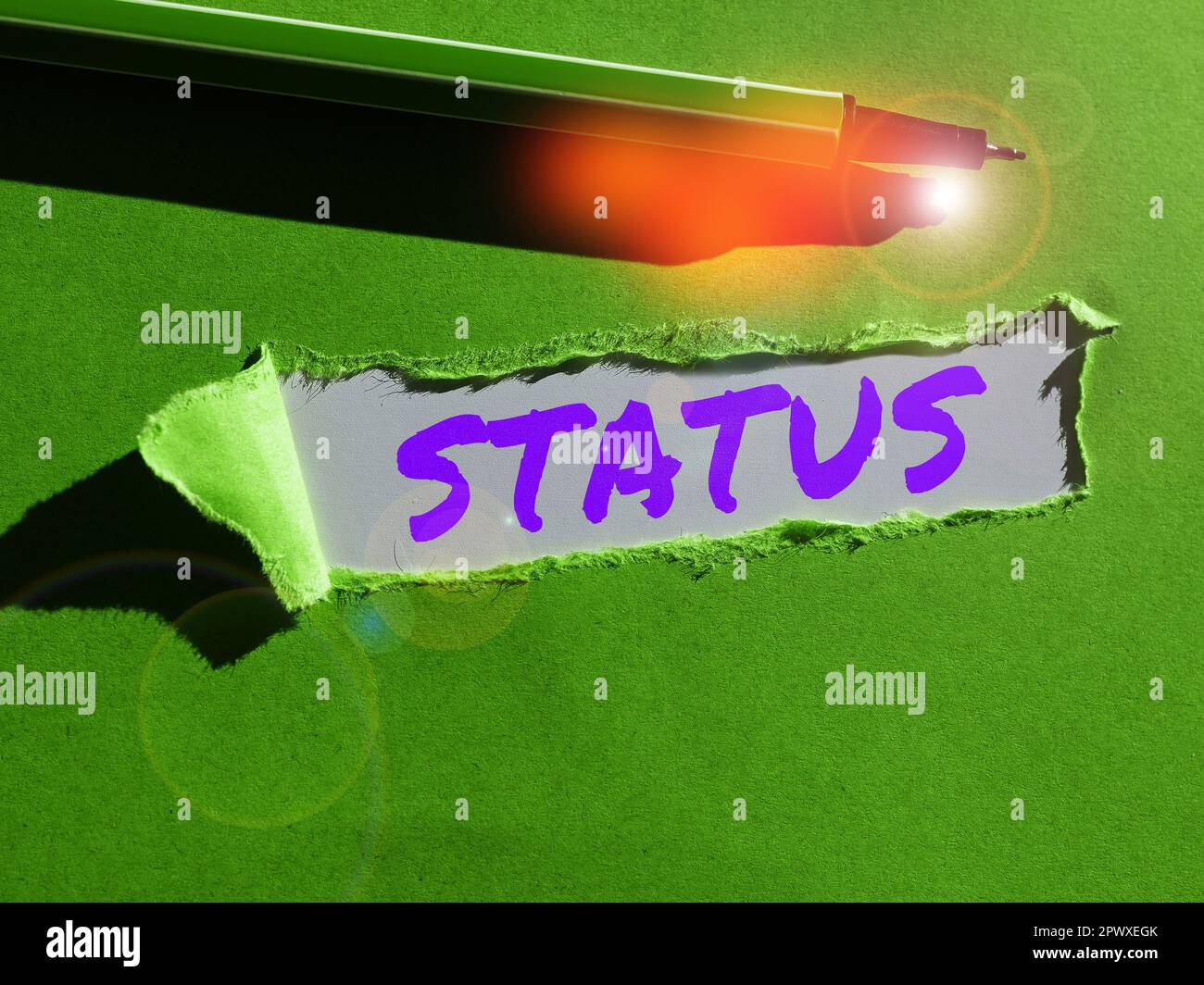 Conceptual caption Status, Word for situation at a particular time ...