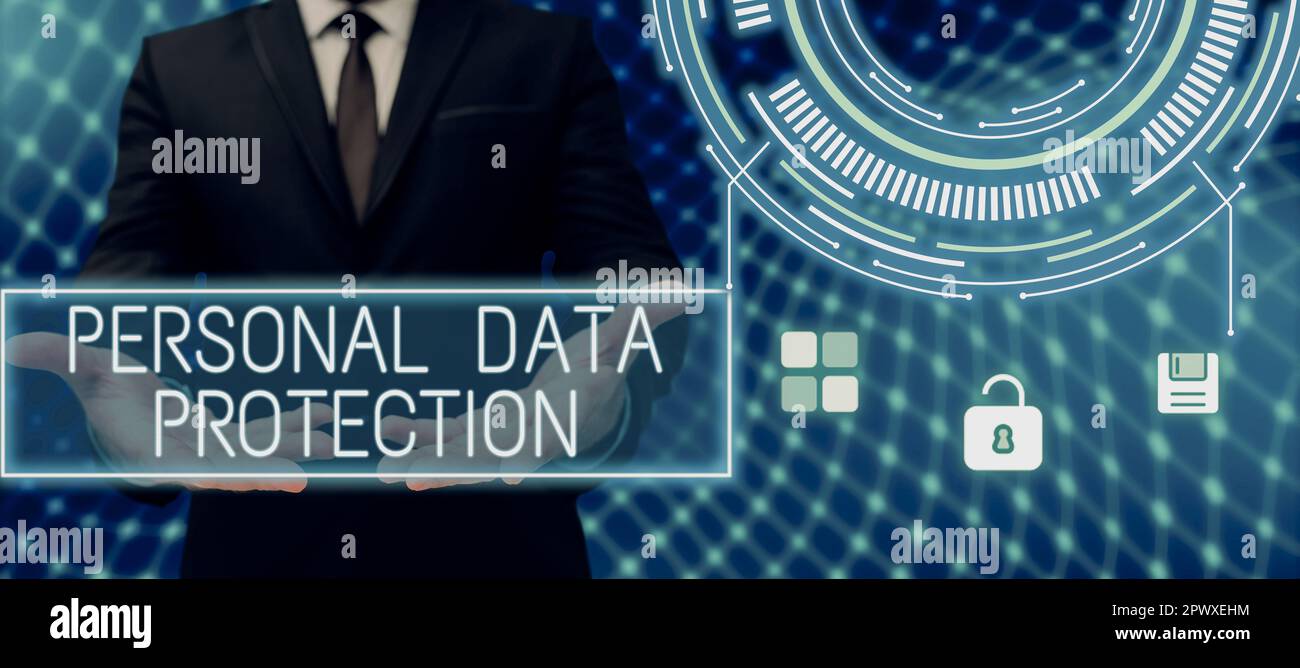 Inspiration showing sign Personal Data Protection, Business idea ...