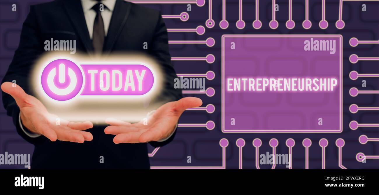 Writing displaying text Entrepreneurship, Word Written on Process of ...