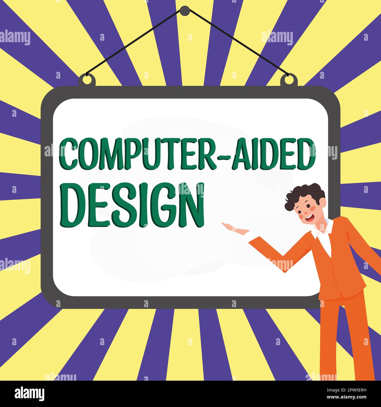 Conceptual display Computer Aided Design, Business showcase CAD ...