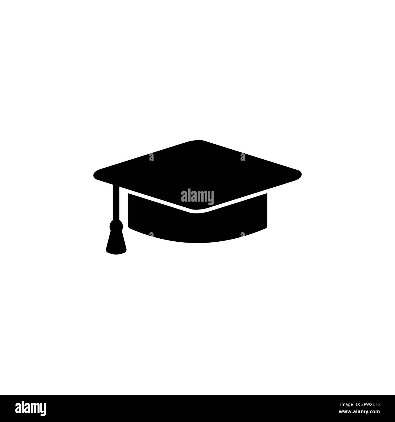 Education icon vector. graduation cap icon vector Stock Vector Image ...