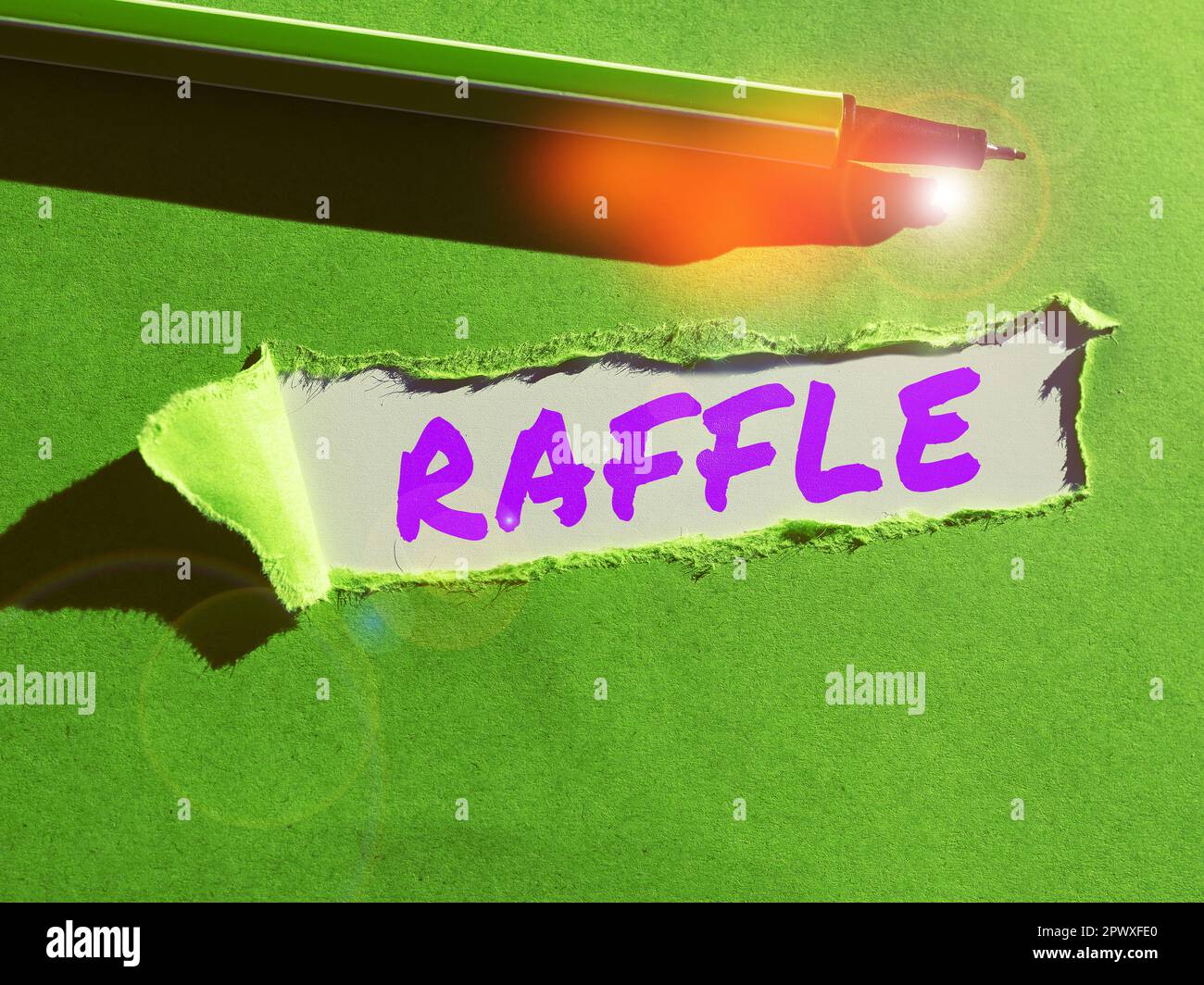 Text showing inspiration Raffle, Word Written on means of raising money ...