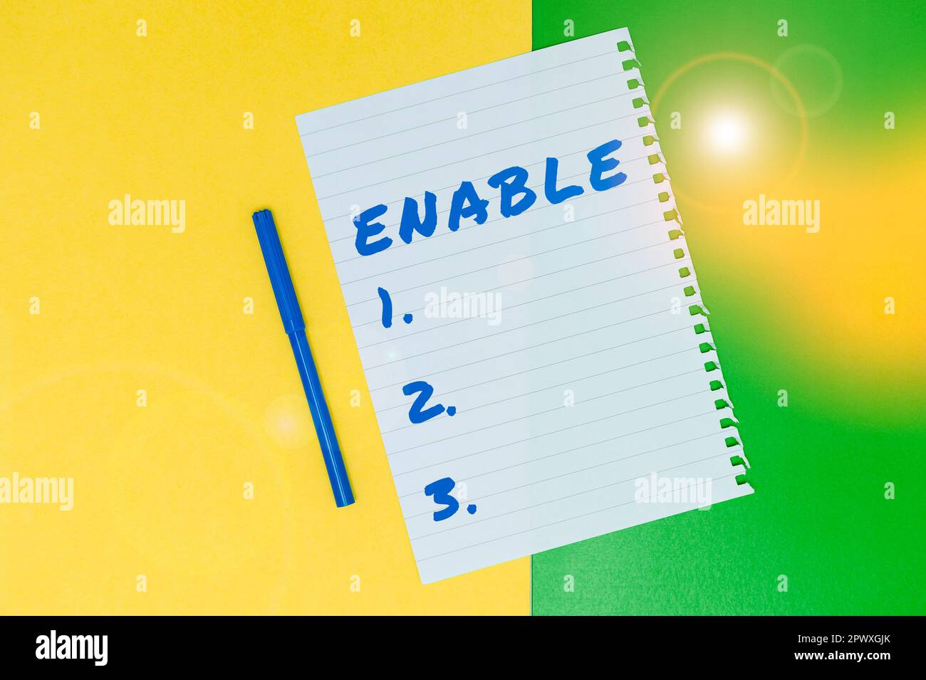 Writing displaying text Enable, Internet Concept give someone or ...