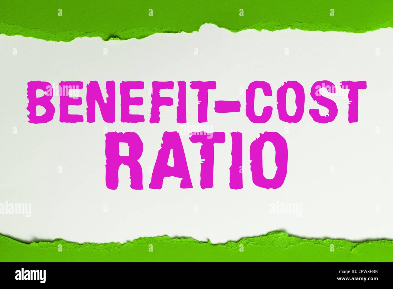 Conceptual caption Benefit Cost Ratio, Business showcase Relationship ...