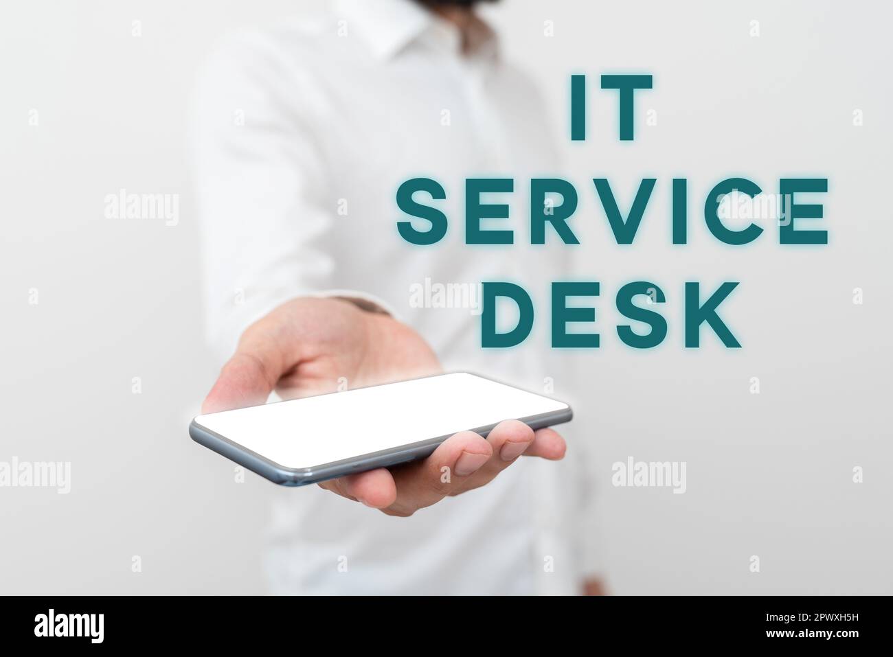 Conceptual caption It Service Desk, Word for Technological support ...