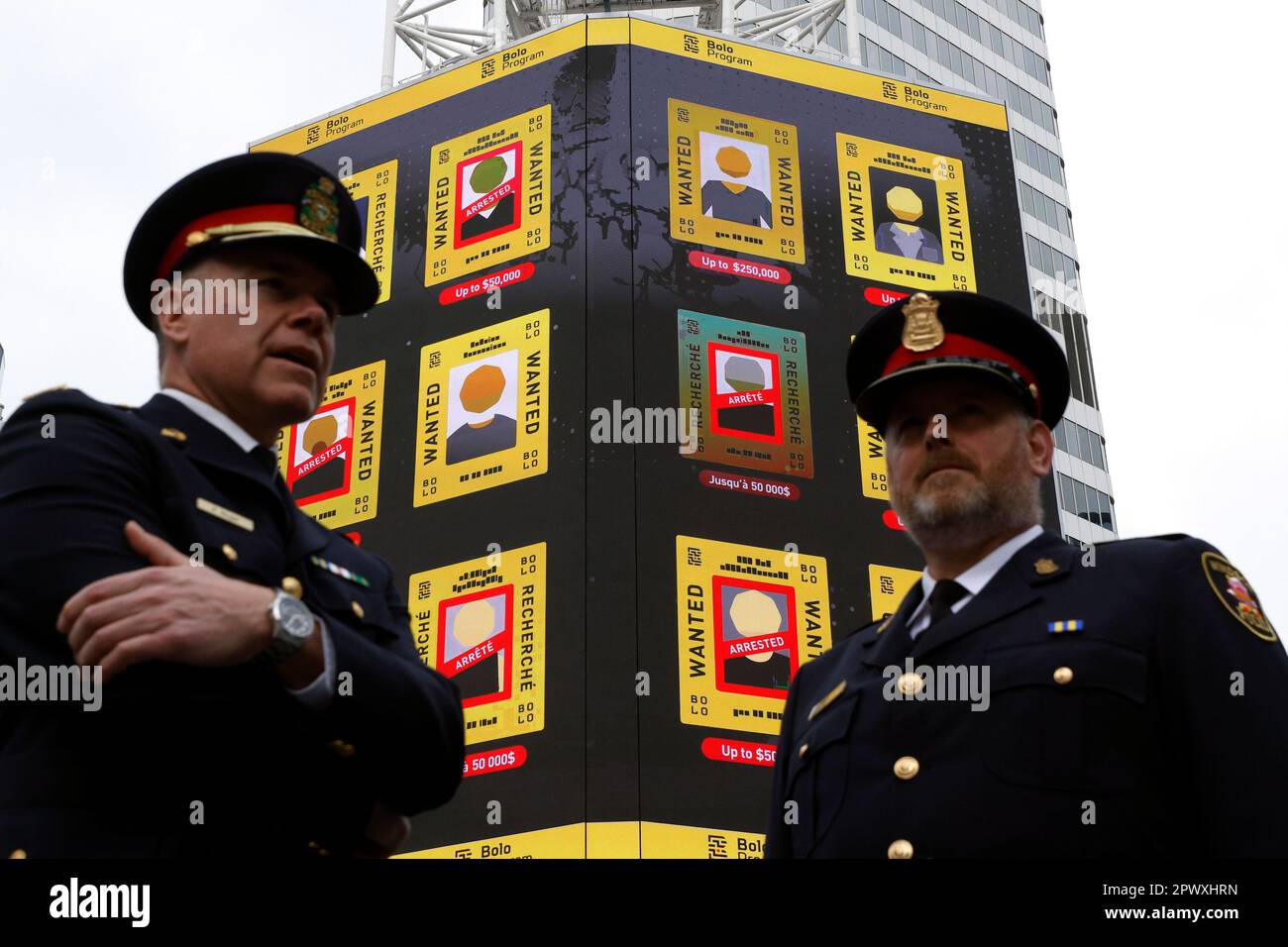 Toronto, Canada. 01st May, 2023. Police officers attend a press ...