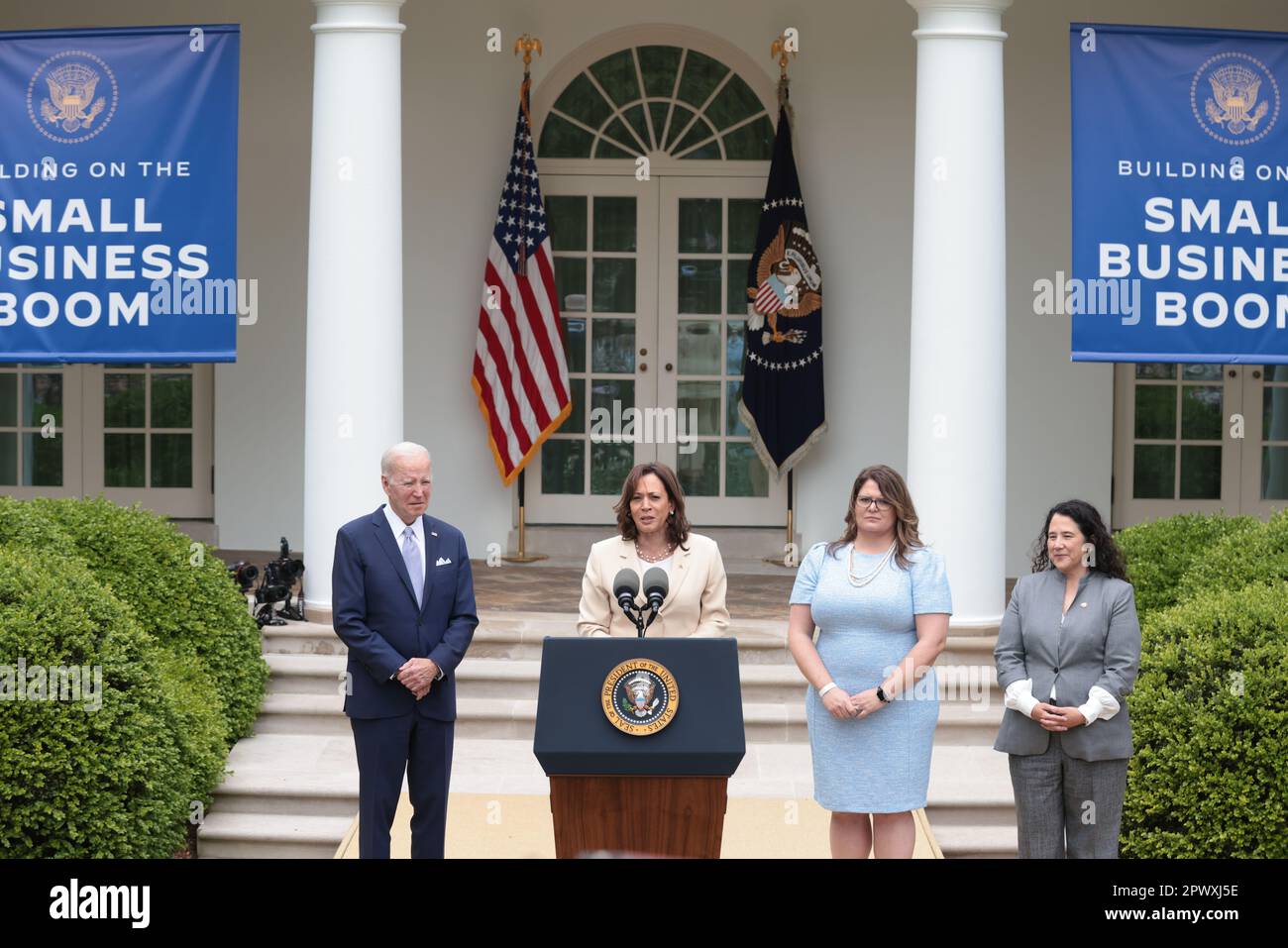 Washington, USA. 01st May, 2023. U.S. Vice President Kamala Harris ...