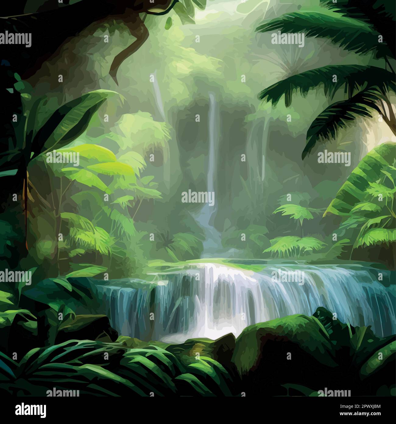 The butterfly trail Stock Vector Images - Alamy