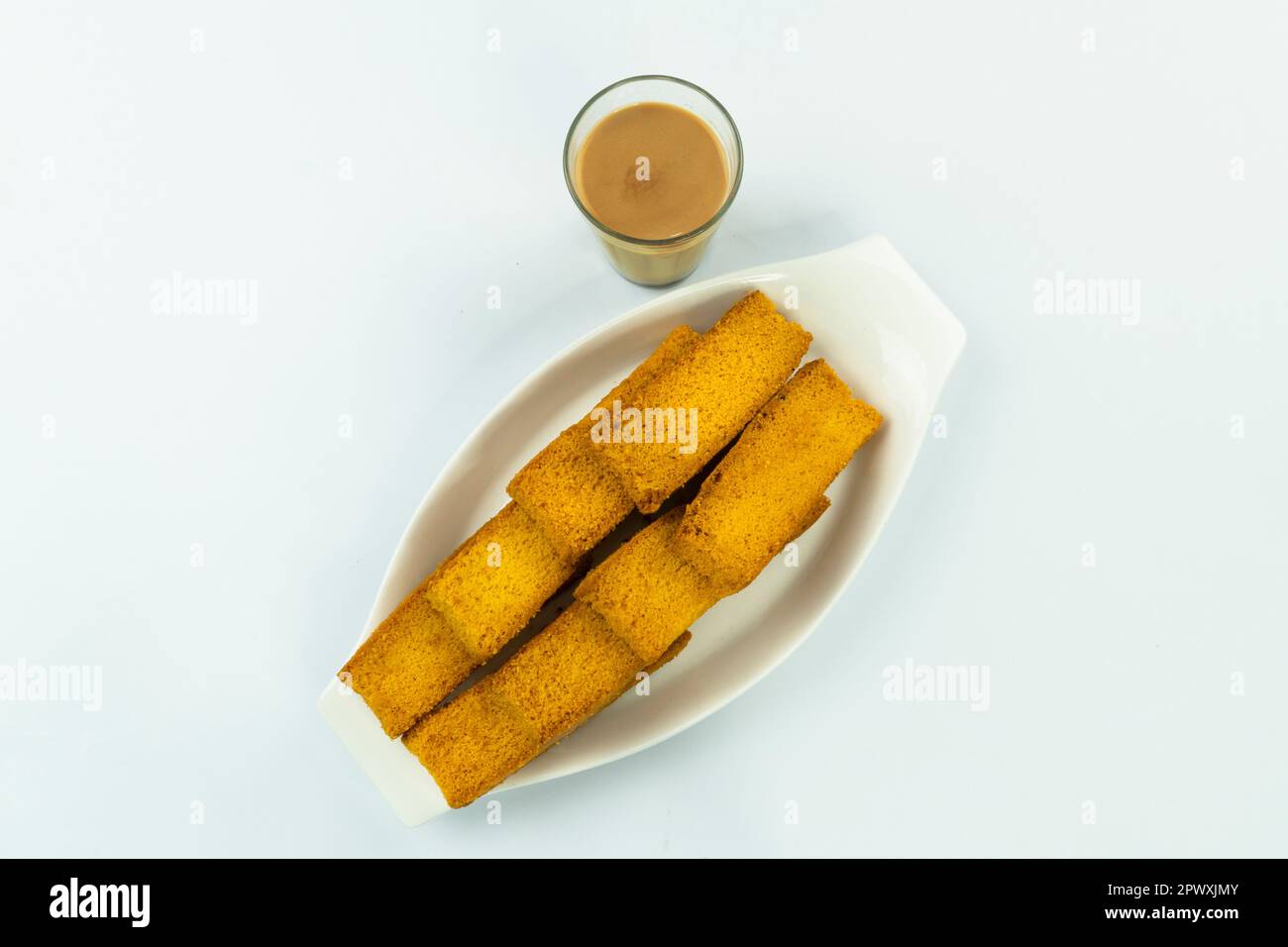 Cake rusk delicious indian Pakistani snacks Stock Photo - Alamy