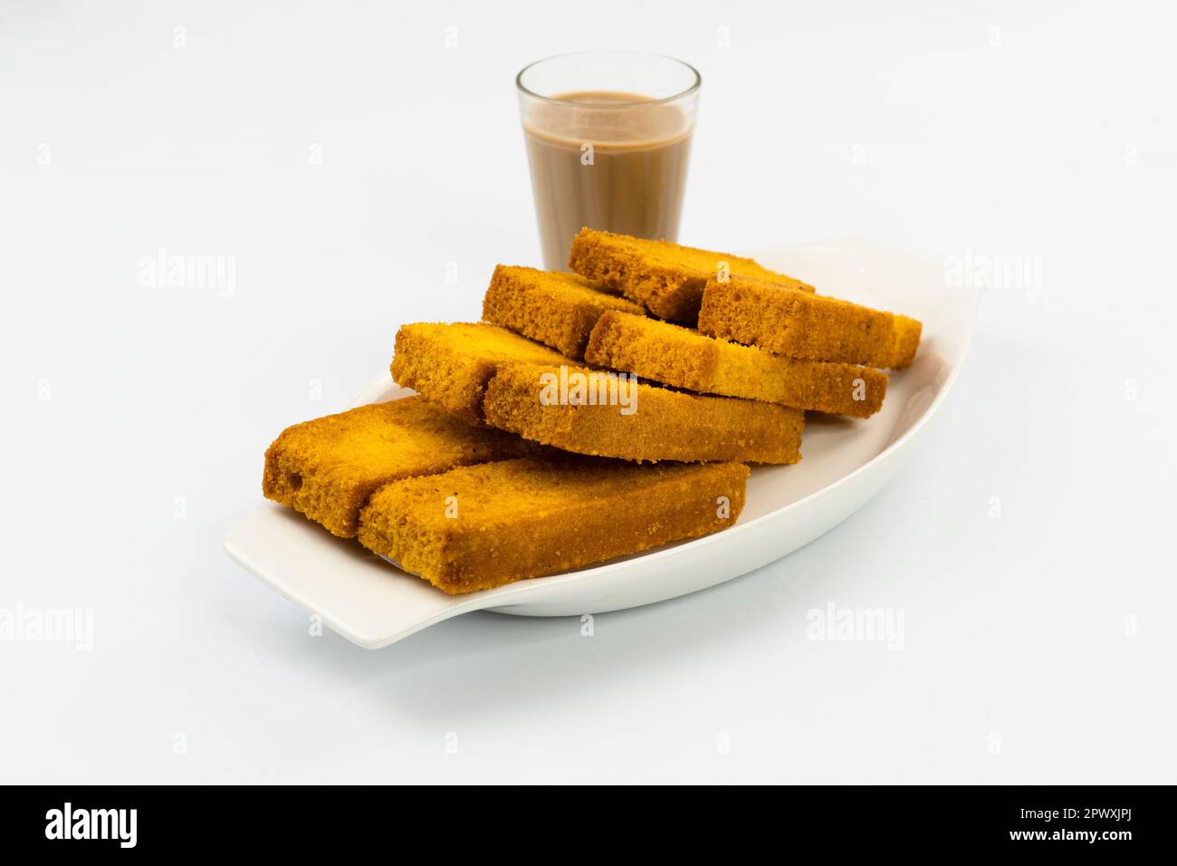 Cake rusk delicious indian Pakistani snacks Stock Photo - Alamy