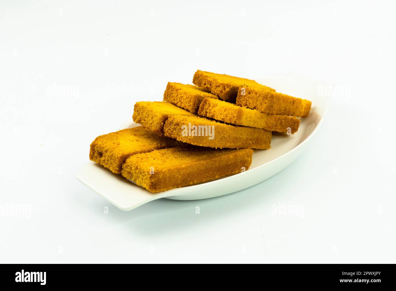Cake rusk delicious indian Pakistani snacks Stock Photo - Alamy