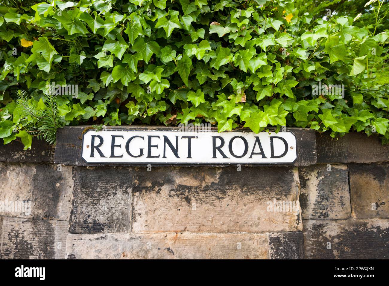 street sign, regent road,Edinburgh,Scotland,UK Stock Photo - Alamy