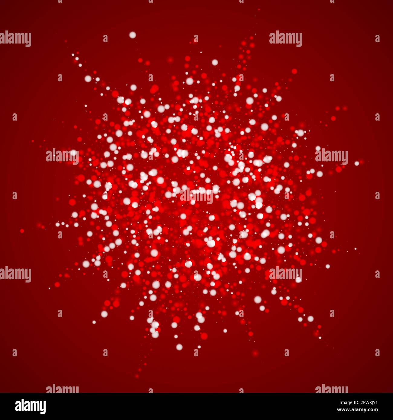 Snowfall overlay christmas background. Subtle flying snow flakes and ...