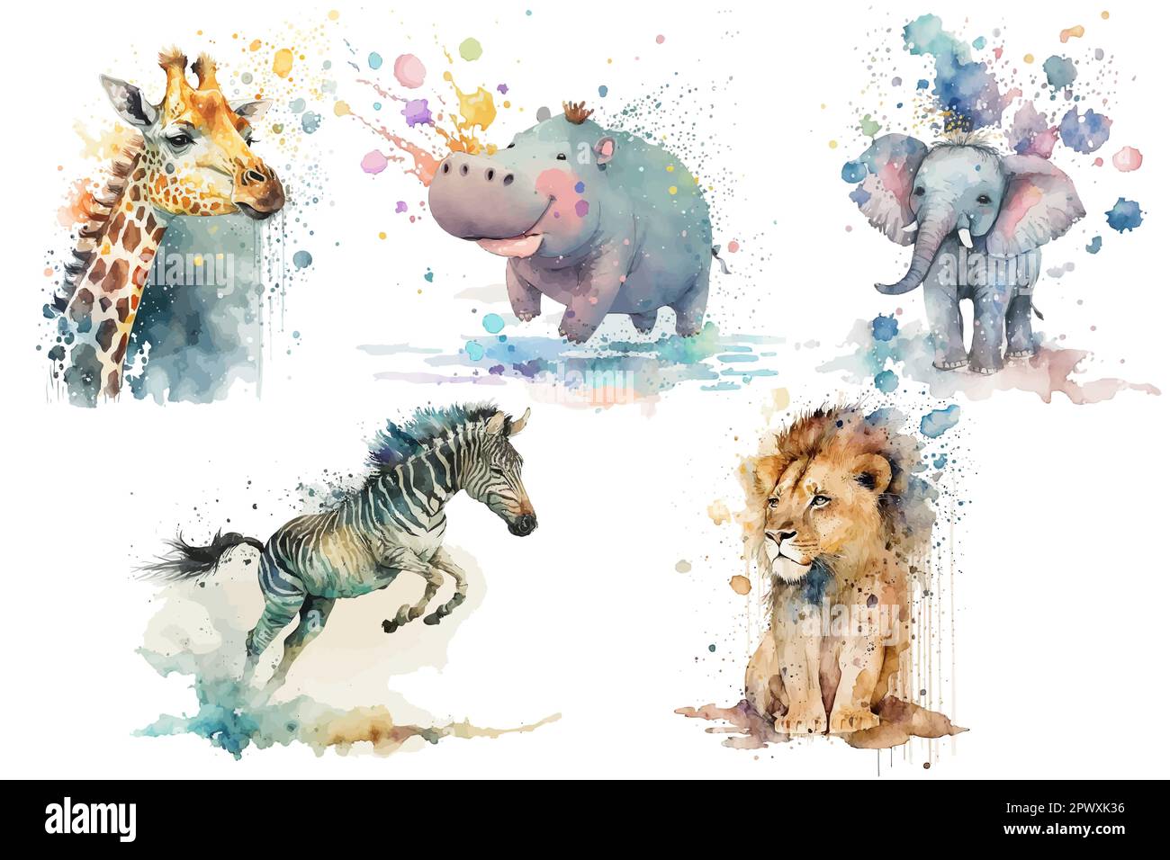 Lion border clipart Cut Out Stock Images & Pictures - Alamy
