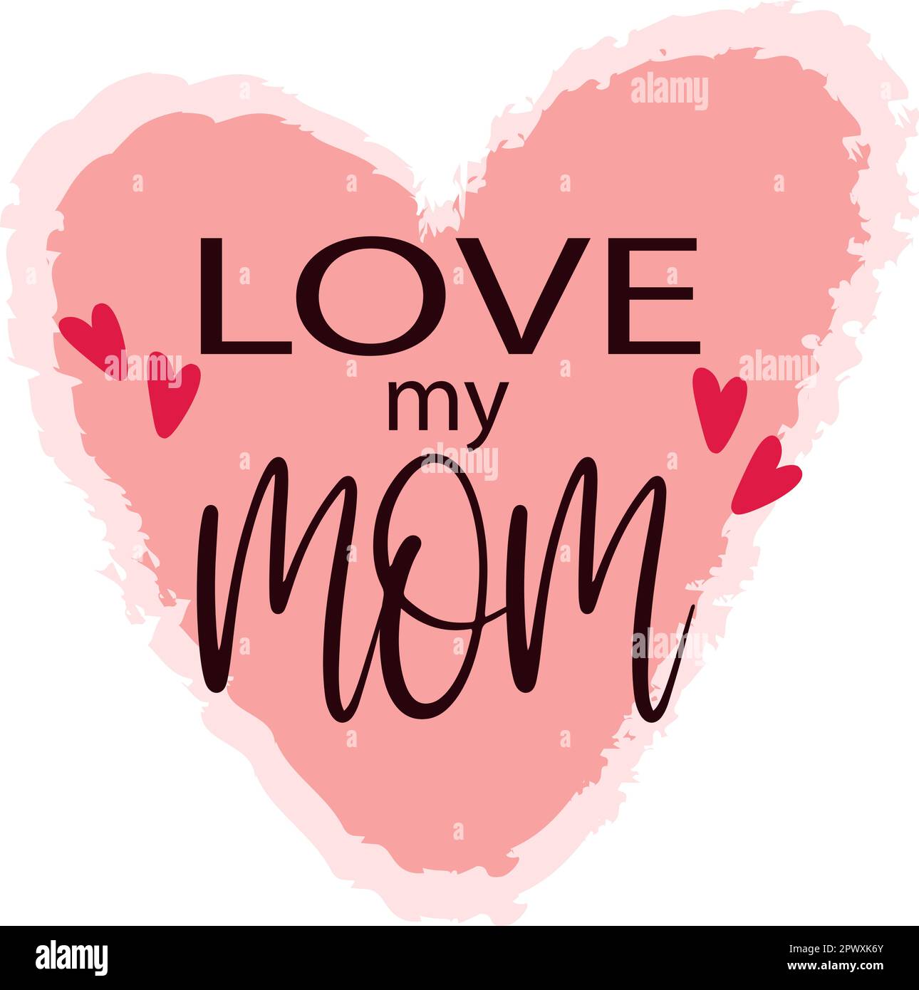 Mom day decoration Stock Vector Images - Alamy