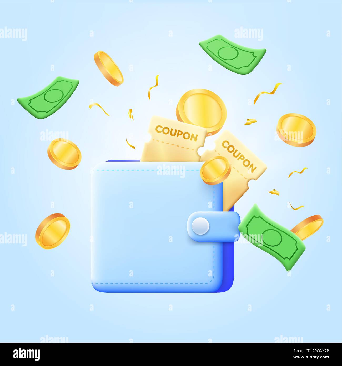 Coupons money saving Stock Vector Images - Alamy