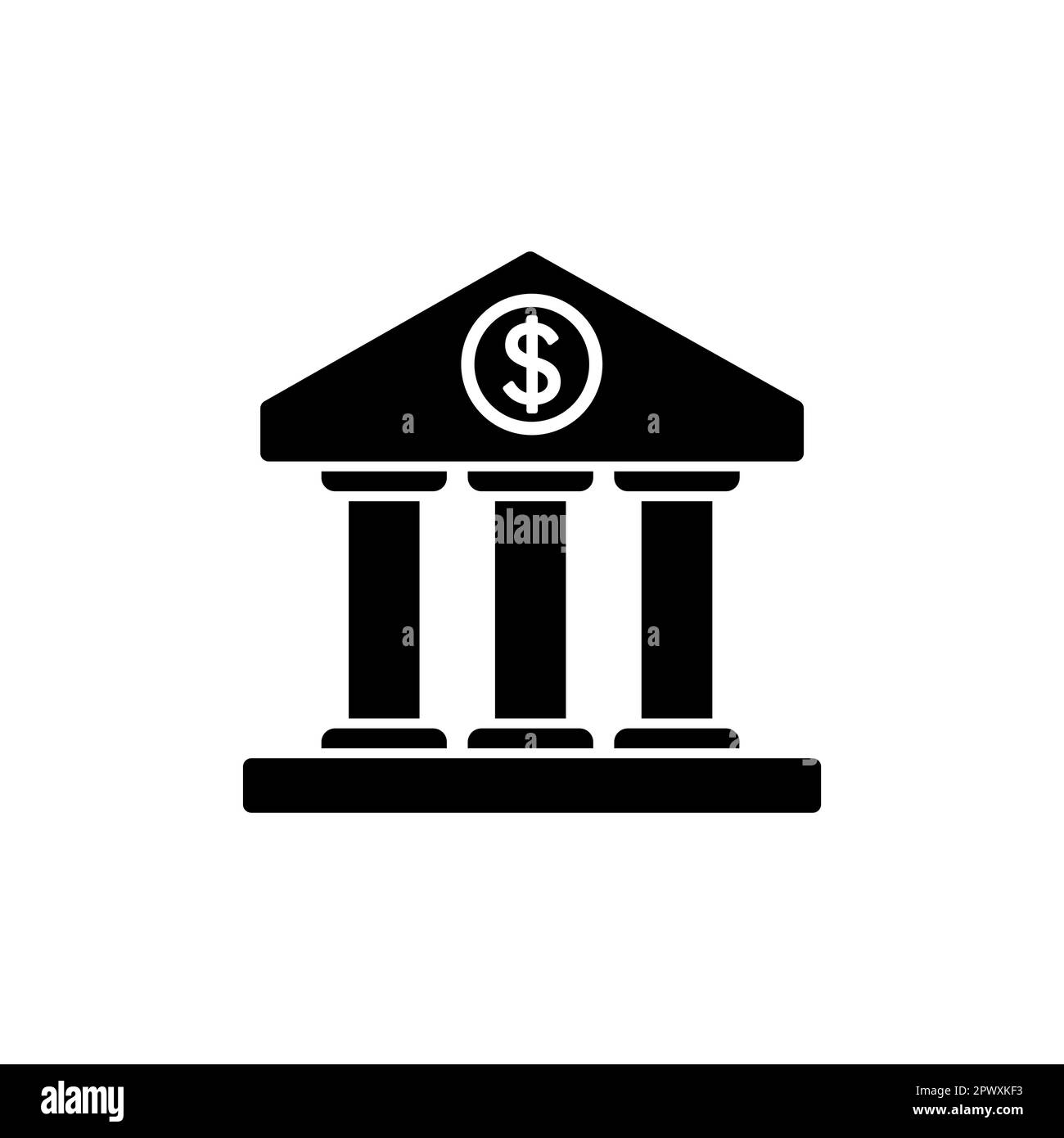 Bank icon vector. bank icon symbol Stock Vector Image & Art - Alamy