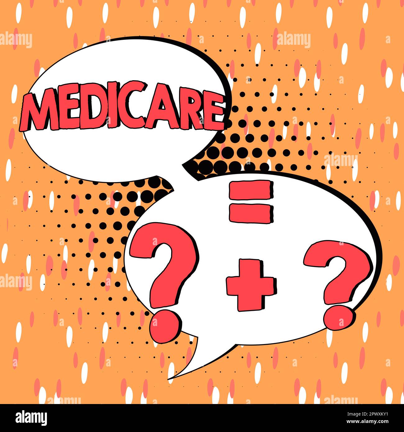 Hand writing sign Medicare , Word for a policy of the federal ...