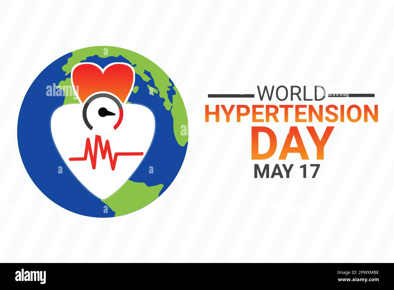 World Hypertension Day. May 17. Holiday concept. Template for ...