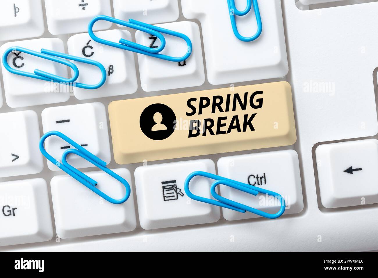 Inspiration showing sign Spring Break, Business showcase Vacation ...