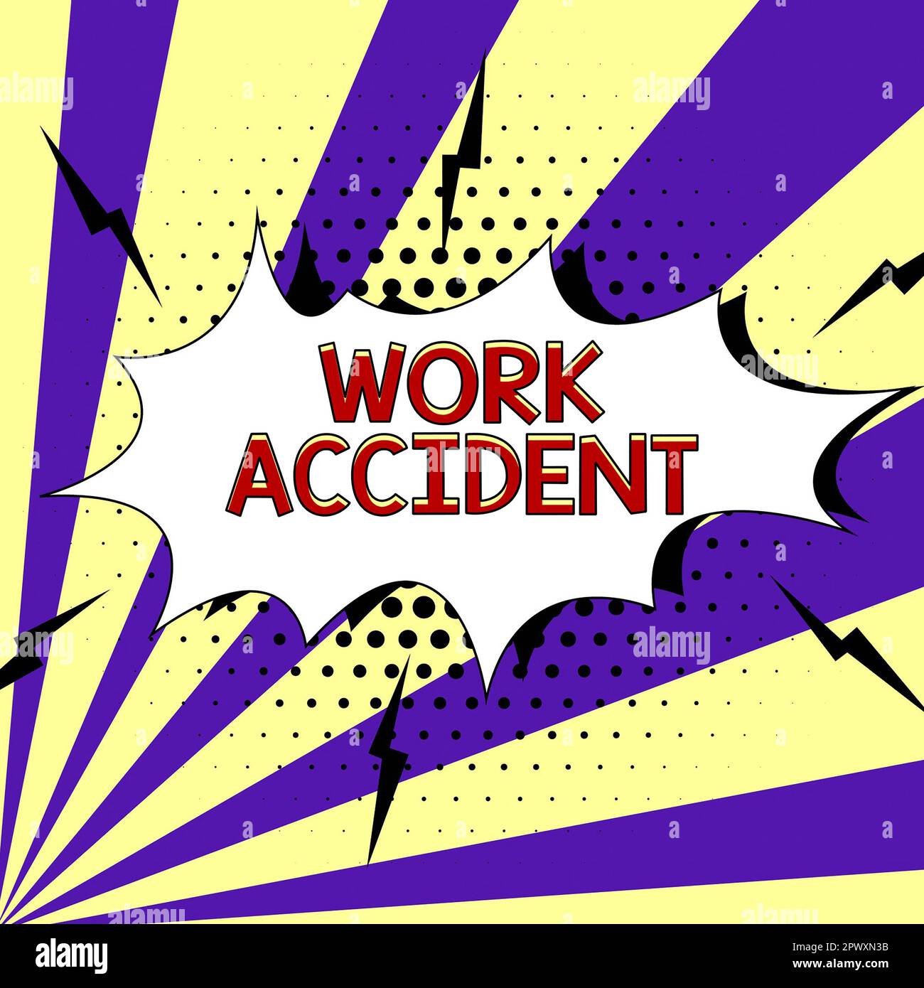 Handwriting text Work Accident, Word Written on Mistake Injury happened ...