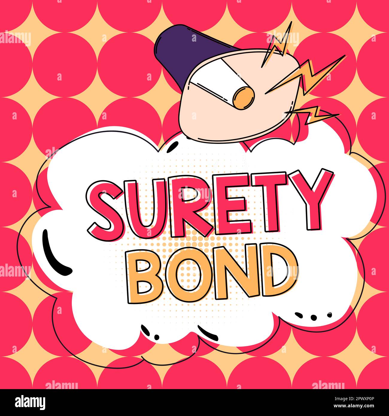 Writing displaying text Surety Bond, Business idea Formal legally ...