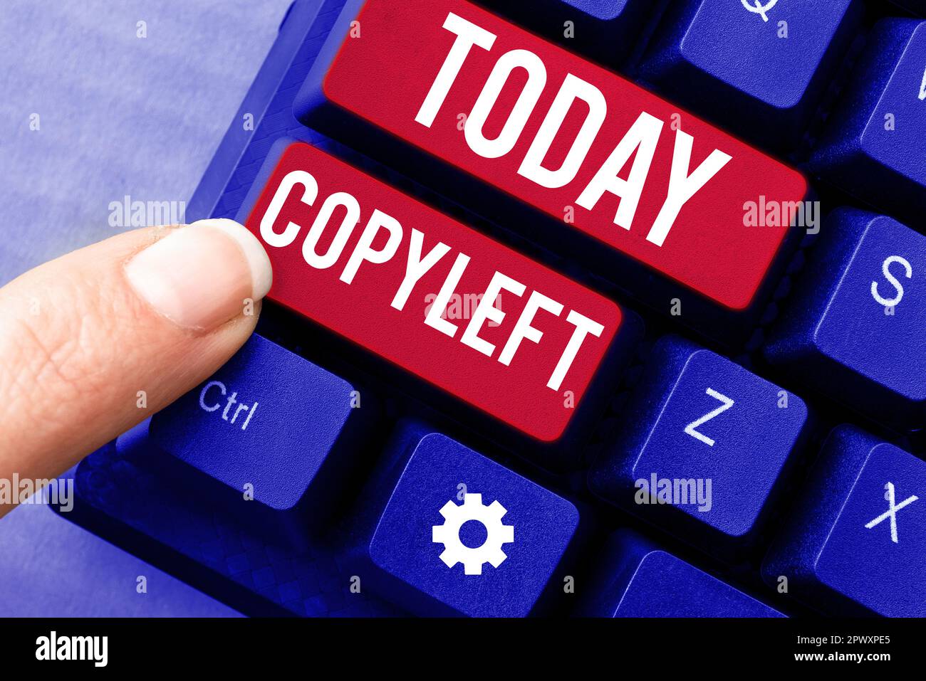 Text caption presenting Copyleft, Business concept the right to freely ...
