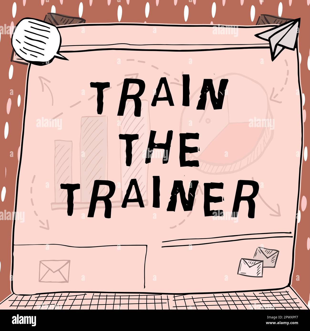 Conceptual caption Train The Trainer, Word Written on identified to ...
