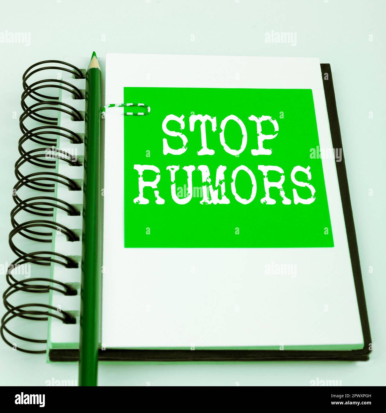 Conceptual caption Stop Rumors, Internet Concept put an end circulating ...