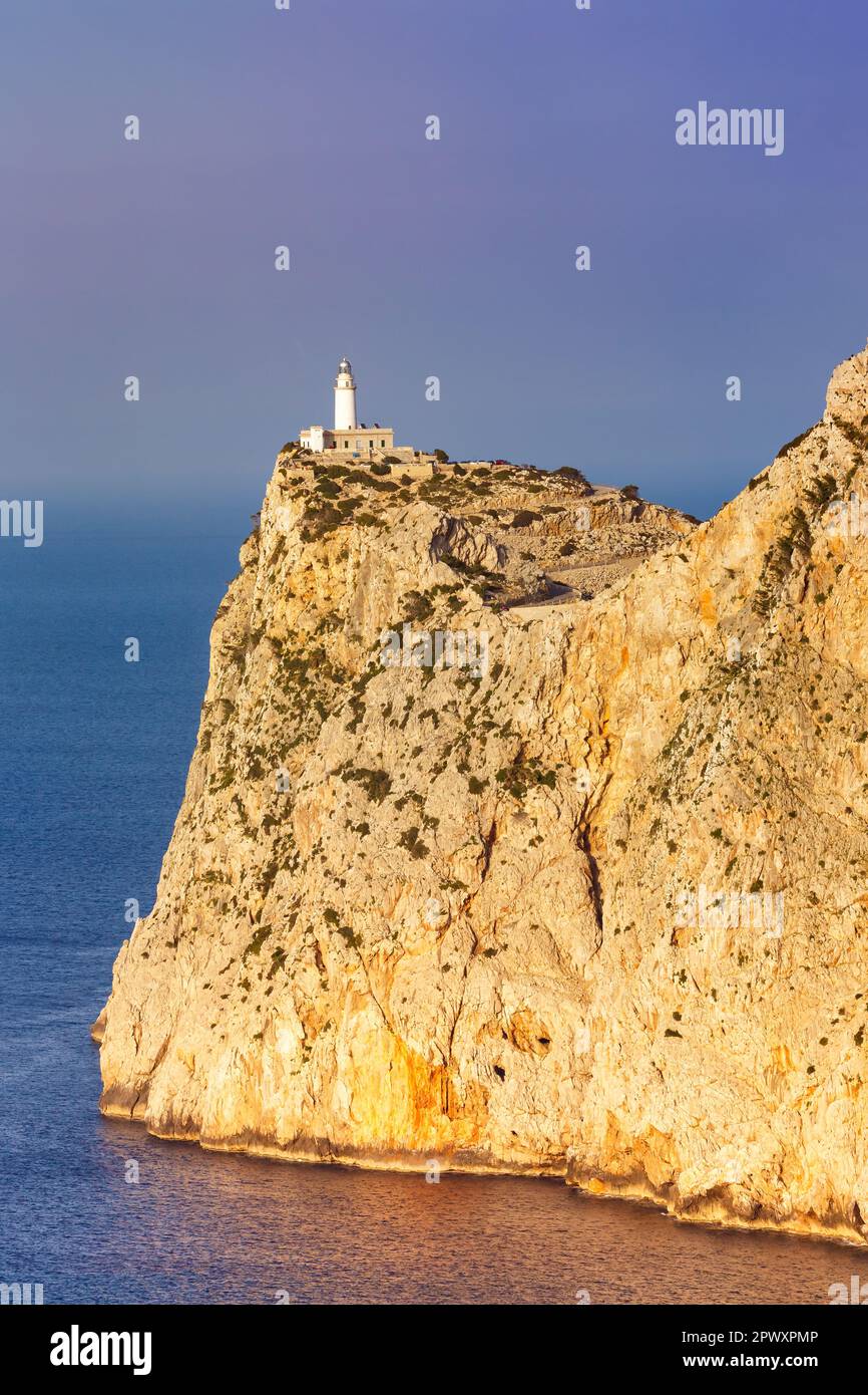 Majorca Mallorca Cap Formentor landscape nature portrait format ...