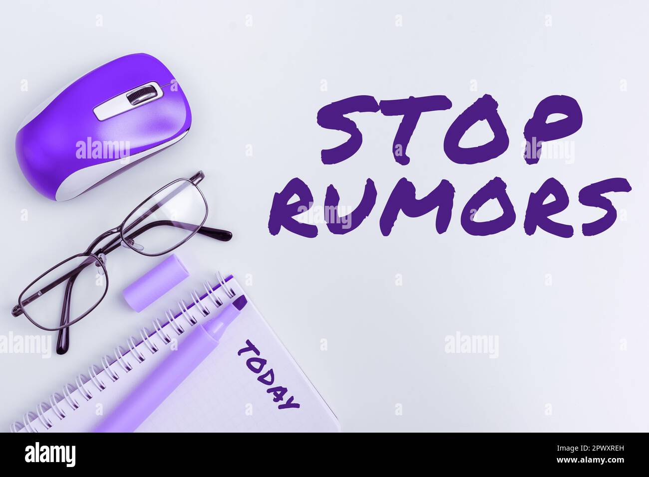 Inspiration showing sign Stop Rumors, Internet Concept put an end ...
