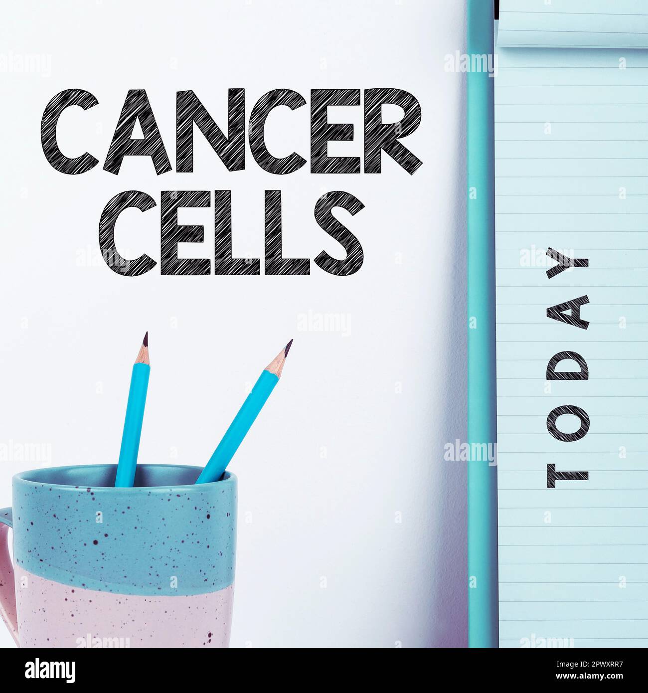 Conceptual caption Cancer Cells, Concept meaning forming solid tumors ...