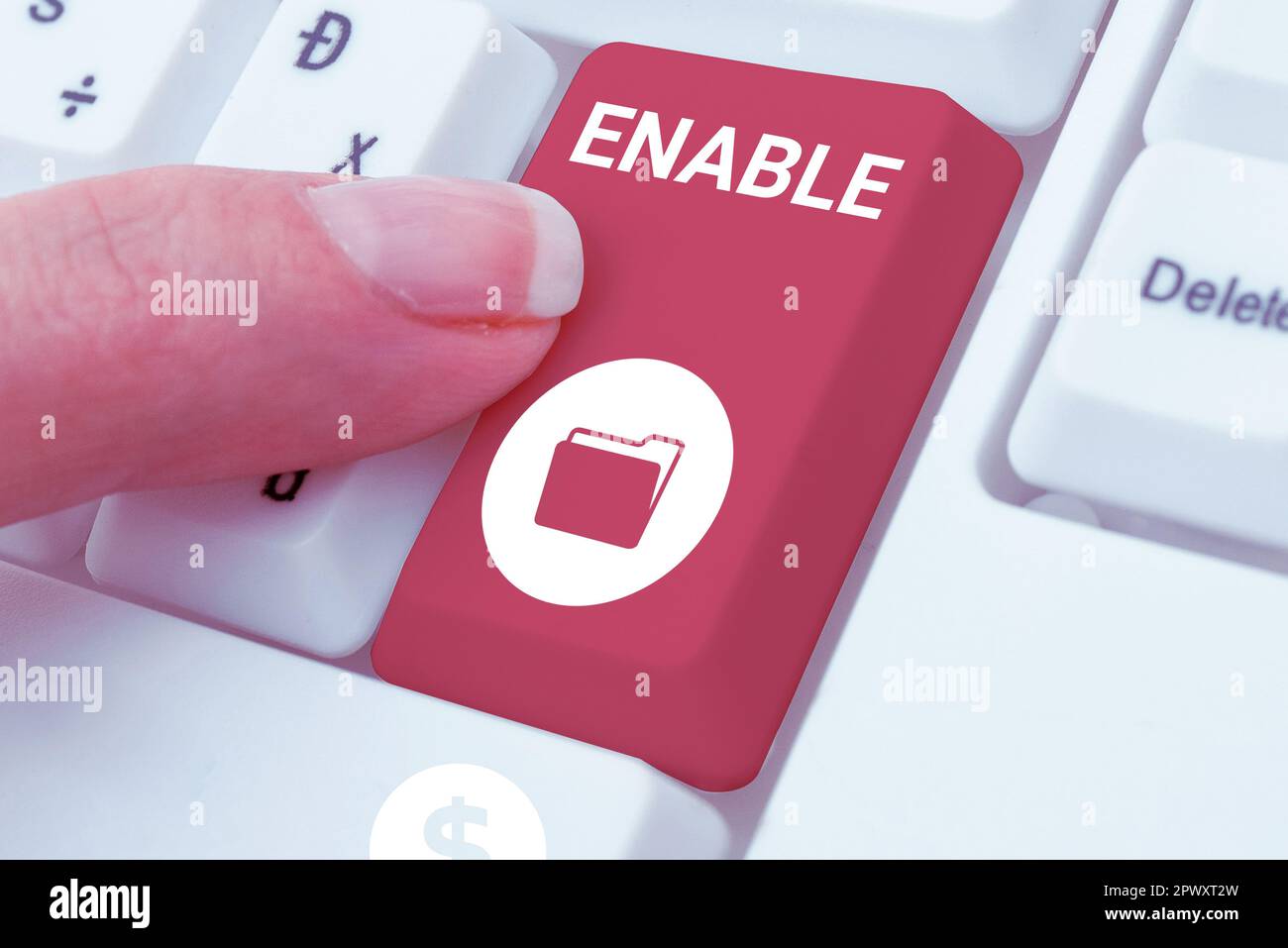 Conceptual display Enable, Business concept give someone or something ...