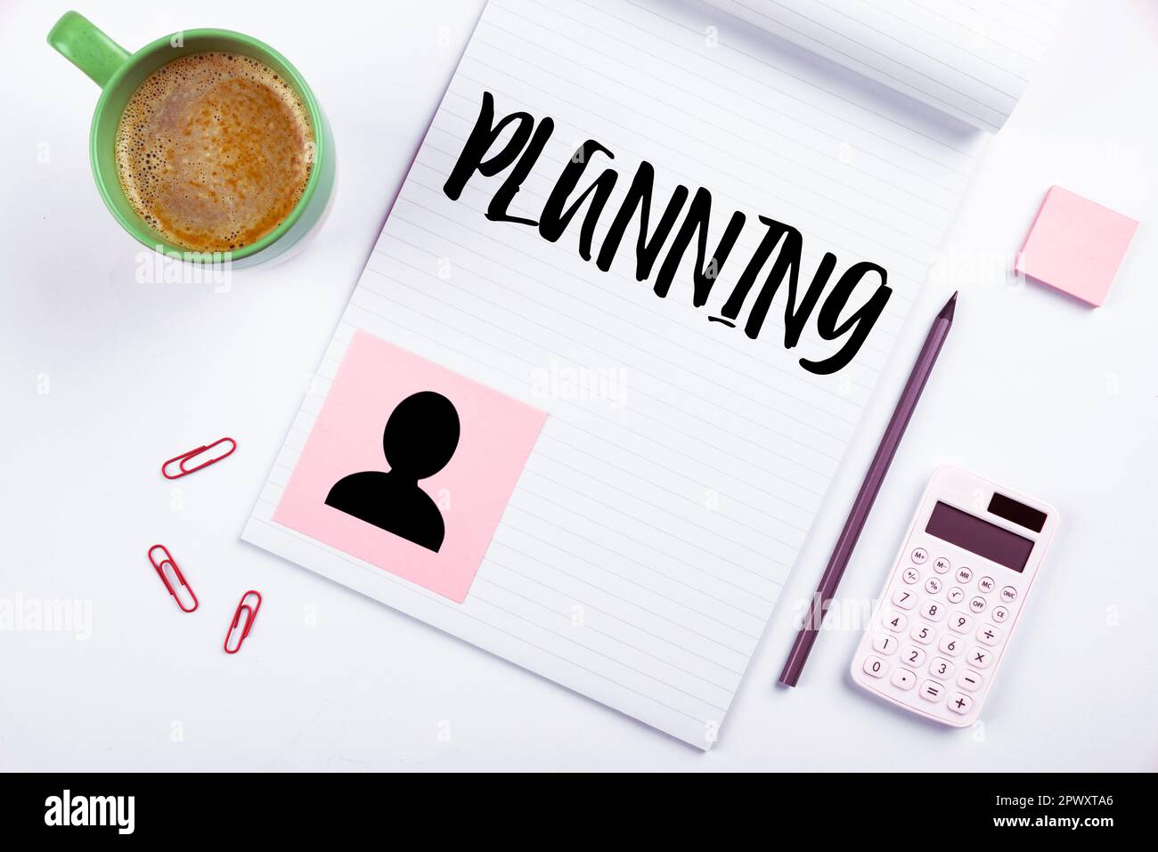 Text sign showing Planning, Word Written on process of thinking about ...