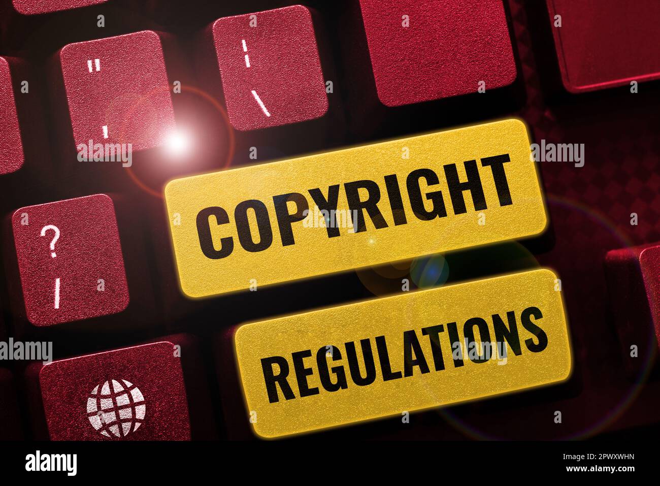Writing displaying text Copyright Regulations, Business idea body of ...