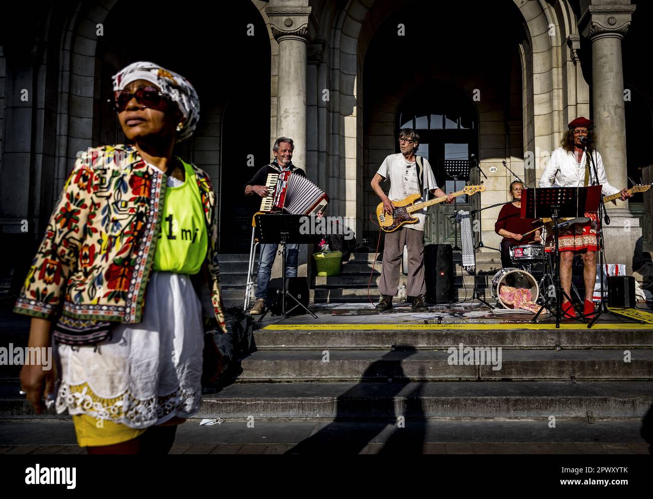 ROTTERDAM - Activists during a demonstration on the 39th edition of ...