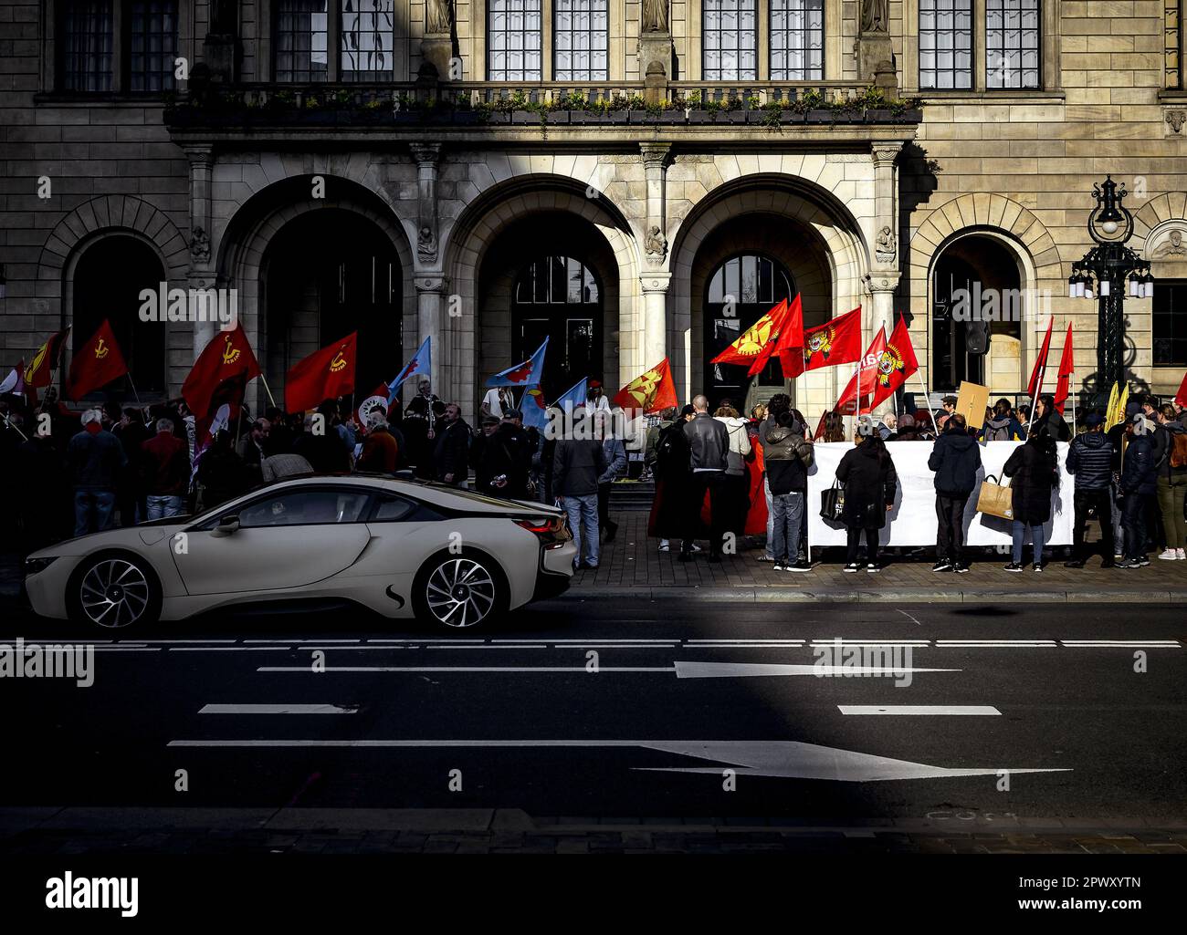 ROTTERDAM - Activists during a demonstration on the 39th edition of ...