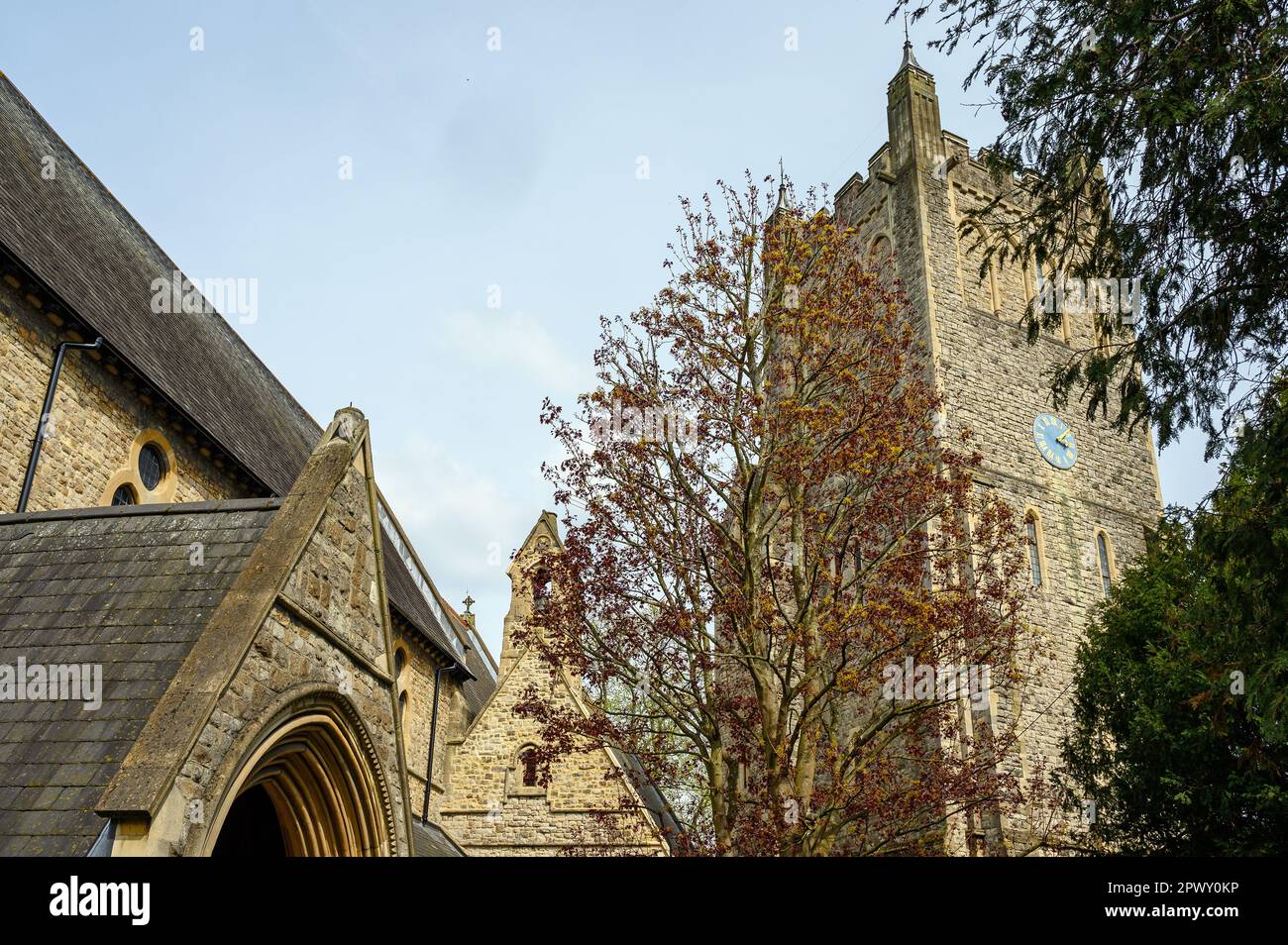 Church of the Annunciation in Chislehurst, Kent, UK. Built in 1870 ...