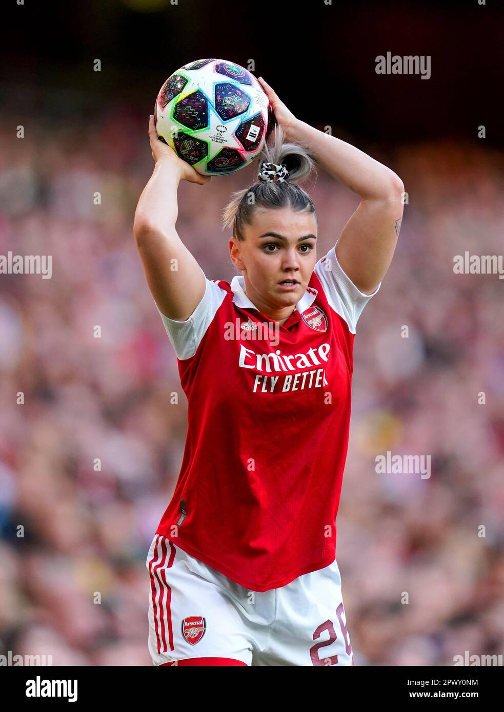 Arsenal's Laura Wienroither during the UEFA Women's Champions League ...