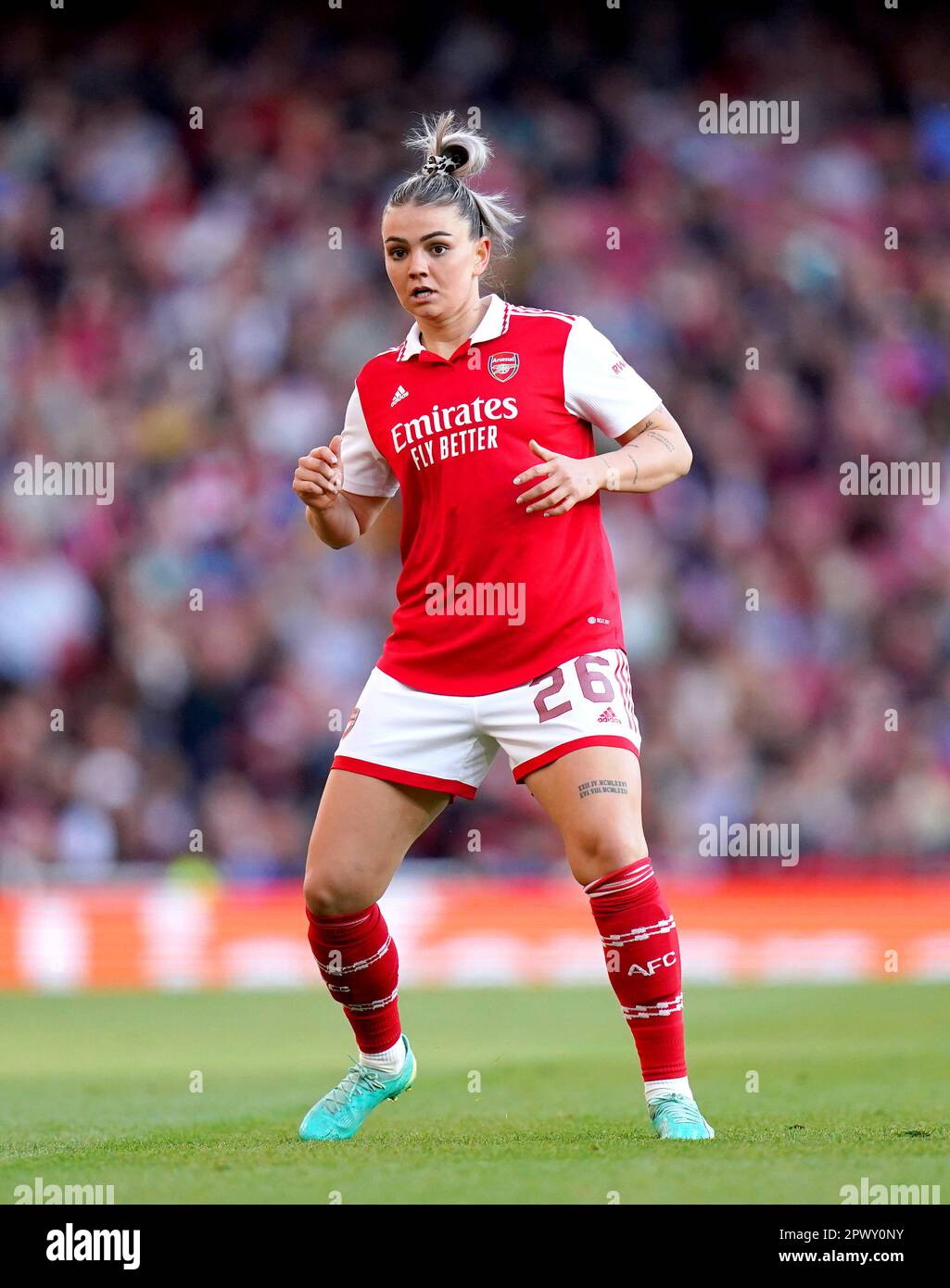 Arsenal's Laura Wienroither during the UEFA Women's Champions League ...
